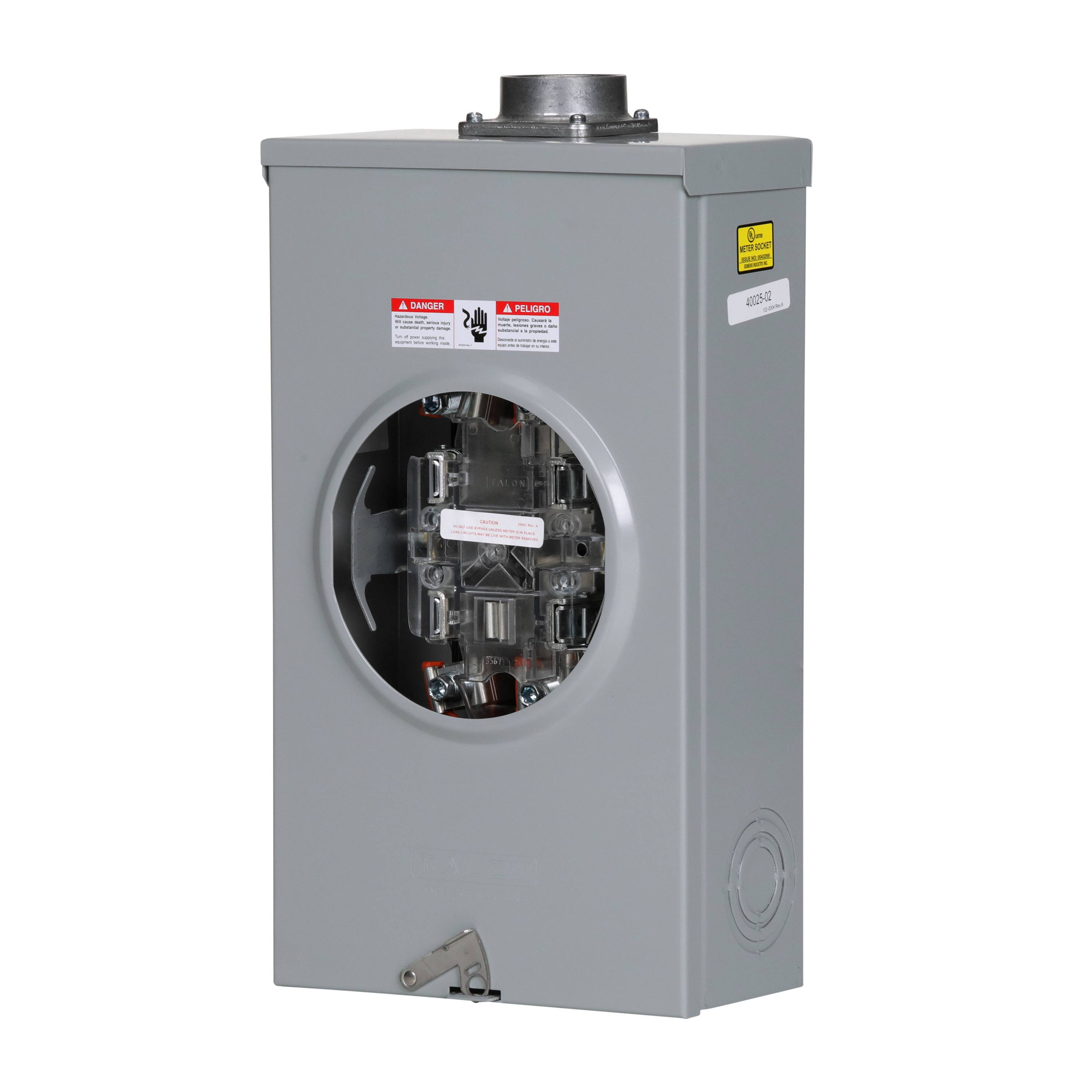 Siemens TALON® 40025-02 Type HQ Continuous Duty Meter Socket With Lever ...