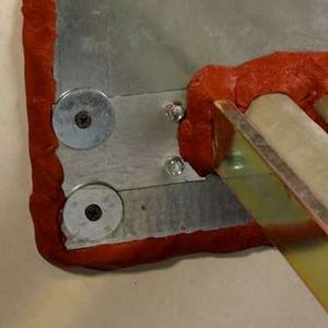 6" x 1.45", Dark Red, Fire Barrier Moldable Putty Stick