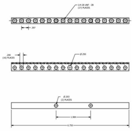 Ilsco D167-14 Ground Bar