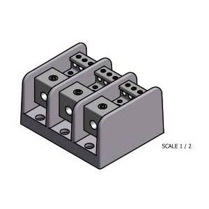 600 V 175A, Ilsco PDB-16-2/0-3 Power Distribution Block