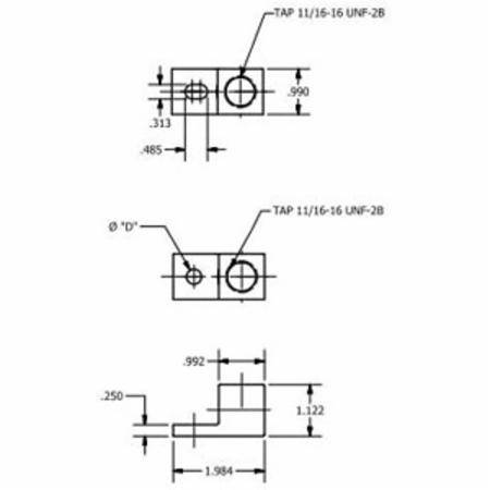 Ilsco TA-250 Mechanical Cable Lug