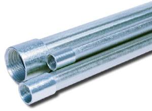 1-1/4" x 10' Steel IMC Conduit with Coupling
