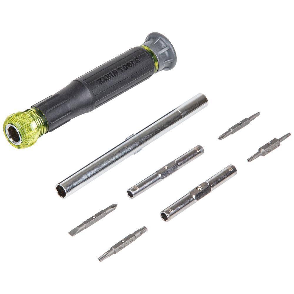 Klein® 32314 14-in-1 Precision Multi-Bit Screwdriver/Nutdriver, 8 ...