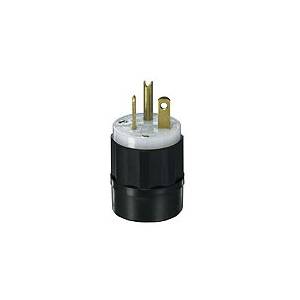 Leviton® Black & White® 5466-C Cable Mount Grounding Straight Blade ...