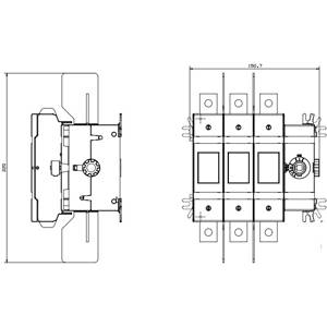 Mersen S.A. M100J30 Front Operated Disconnect Switch