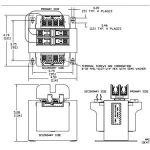 Micron B350BTZ13RBF Encapsulated Control Transformer