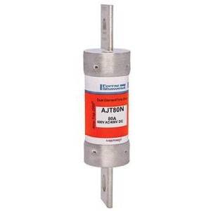 600 VAC 50/60 Hz, 400 VDC, 80 A, Mersen EP AJT80N Amp-Trap 2000® Low ...