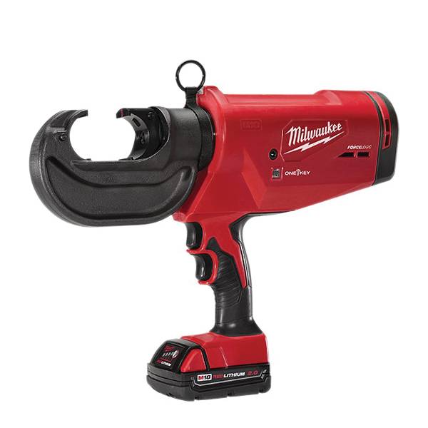 Milwaukee® 2779-22 Cordless Crimper Kit, 8 AWG to 750 kcmil Aluminum ...