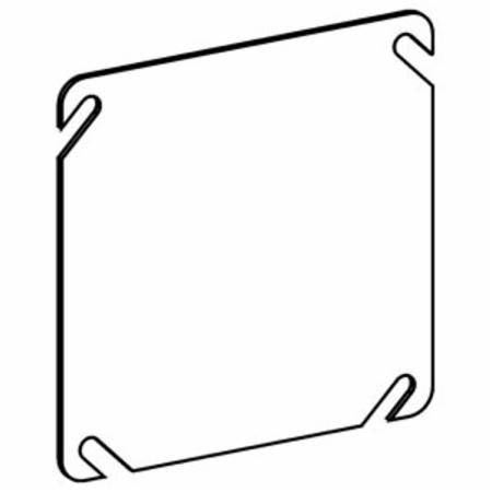 4" Box, Orbit Industries 4BC Electrical Square Box Cover, Flat
