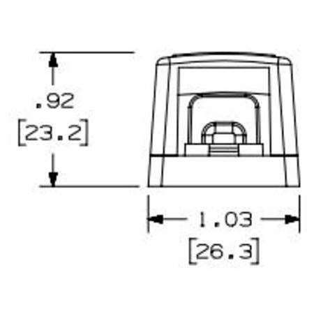 Panduit CBX1IW-A Mini-Com® Data Communication Surface Mount Box