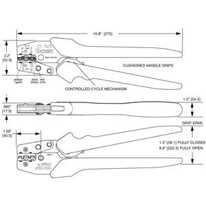 Panduit CT-1525 Contour Crimp™ Crimping Tool