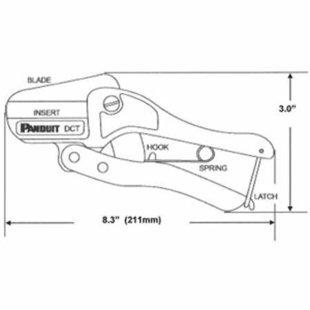 Panduit DCT Panduct® Wiring Duct Cutting Tool
