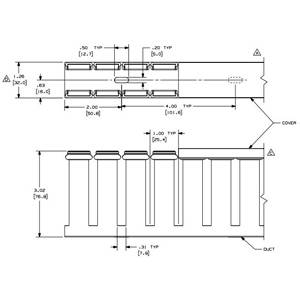 1" x 3" x 6' Panduit G1X3WH6 Panduct® Wiring Duct, White