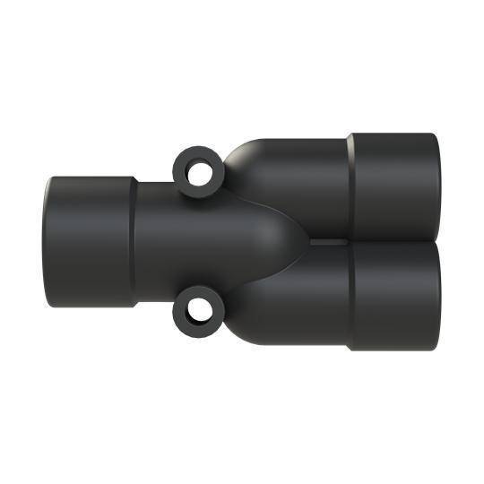 PMA PMAFIX® BVYR-121010 1-Piece Reinforced Y-Connector With Seal Cap ...