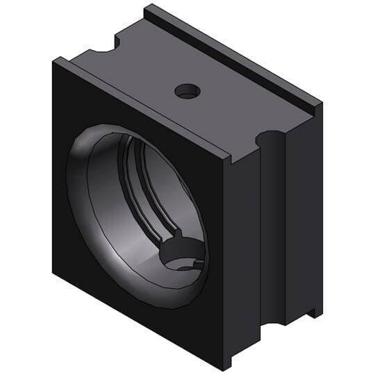 PMA SGP-48 1-Hole Stackable System Support, NW48, Threaded Mount ...