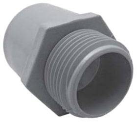 1" PVC Threaded Male Conduit Terminal Adapter
