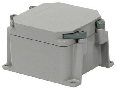 7.51" x 6.9" x 7.51" PVC Flat Cover Junction Box