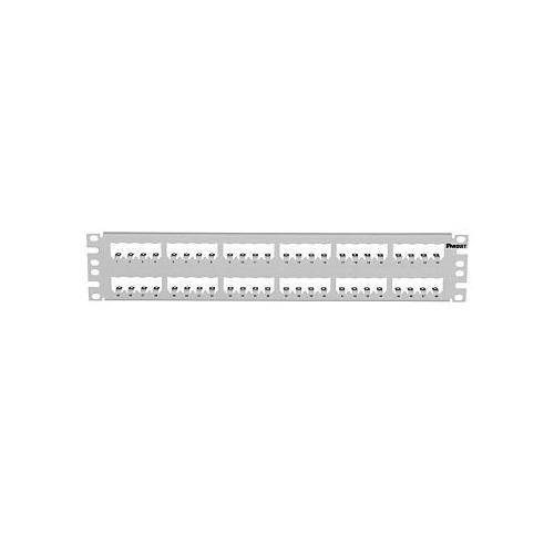 Panduit® CP48WH 2RU Flat Modular Shielded Patch Panel, (48) Ports ...