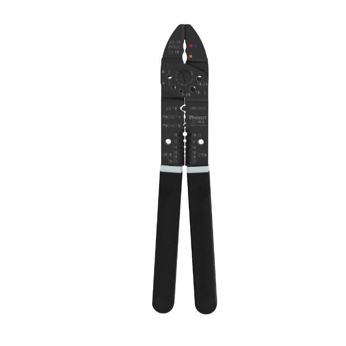Panduit® Pan-Term® CT-100B Multi-Functional Hand Crimping Tool, 22 to ...