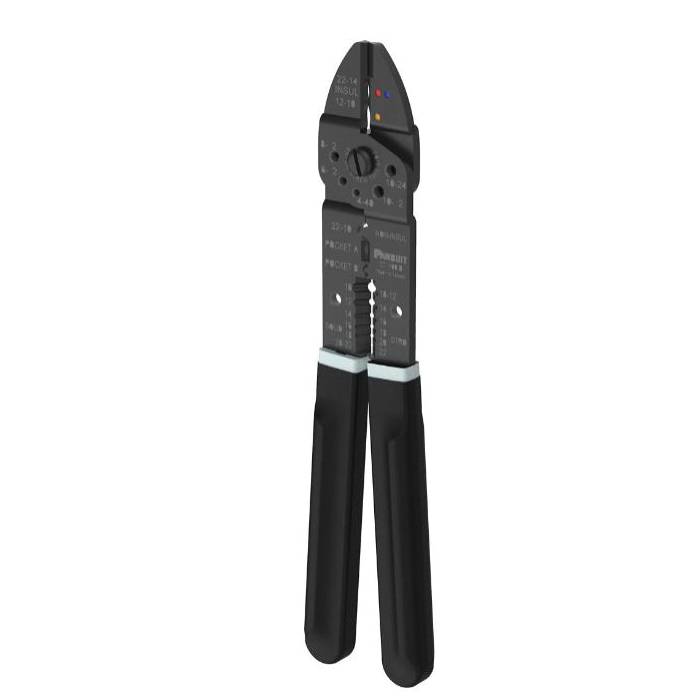 Panduit® Pan-Term® CT-100B Multi-Functional Hand Crimping Tool, 22 to ...