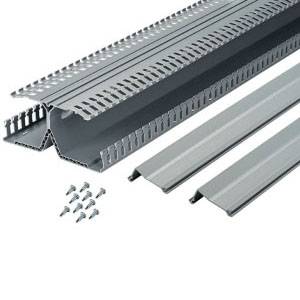 7.25" x 3.14" x 6' Panduit DRD33LG6 Panduct®, PanelMax™ Wiring Duct ...