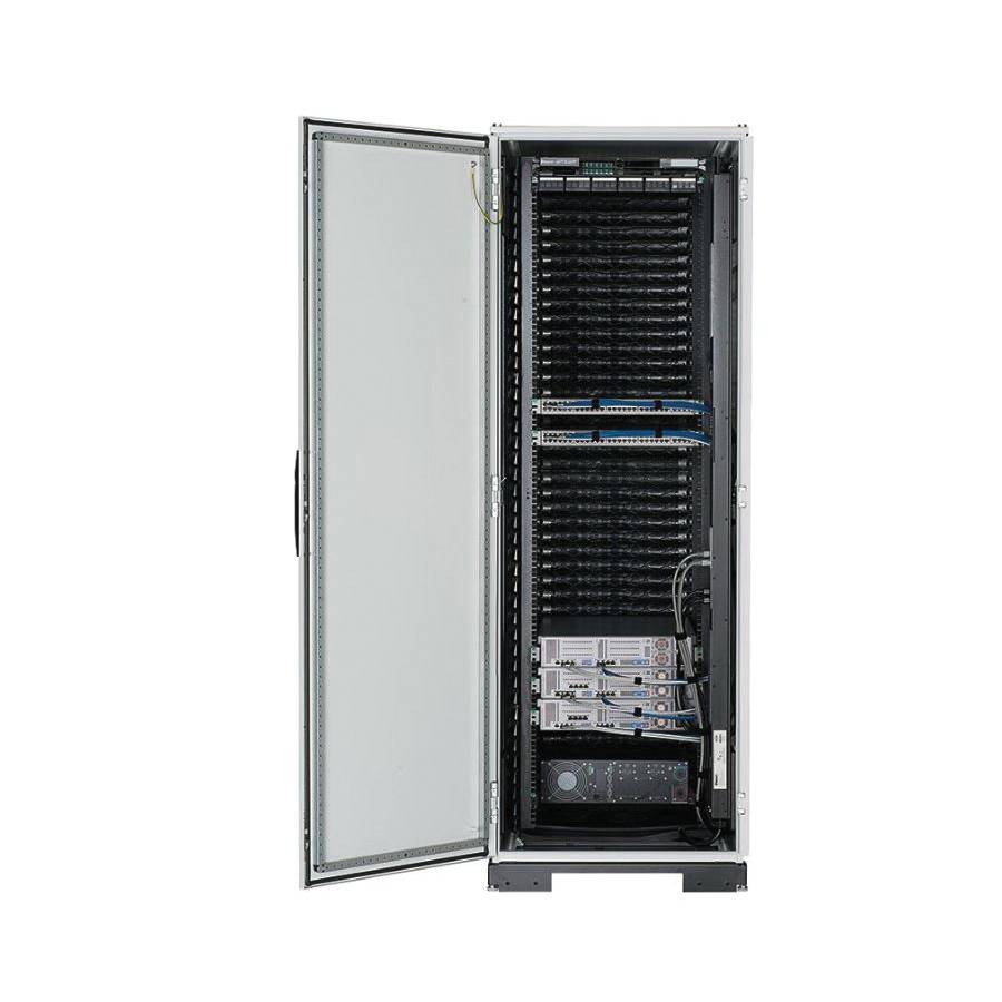 Panduit® IndustrialNet™ MDC82NN Micro Data Center, 28 in W x 47.2 in D ...