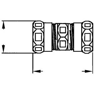 1/2" Hubbell Incorporated 2922 EMT Coupling