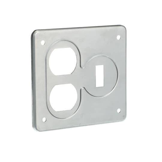 Iberville® CIFS-69 FS Series Shallow Weatherproof Device Box Cover, 4-5 ...