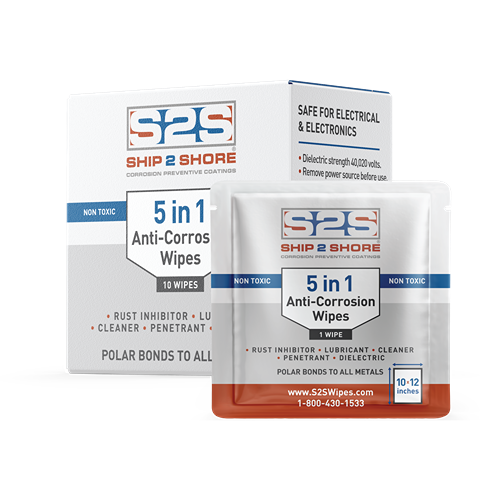 Ship 2 Shore (S2S) 5 in 1 Anti-Corrosion Wipes