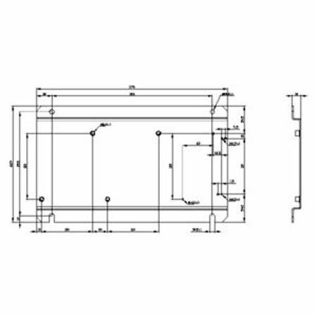 Siemens AG 3RA1952-2E SIRIUS Contactor Base Plate