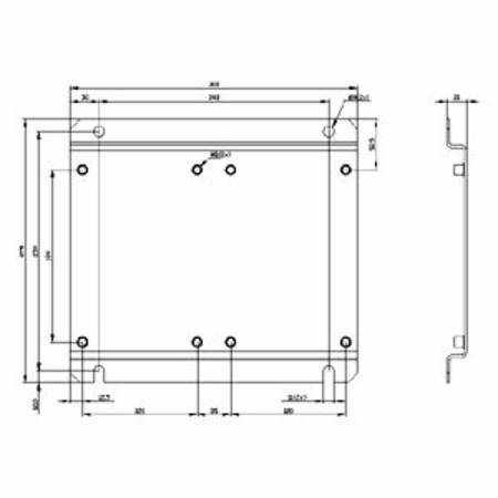 Siemens AG 3RA1962-2A SIRIUS Contactor Base Plate