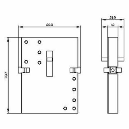Siemens AG 3RA2934-2B SIRIUS Contactor Mechanical Interlock