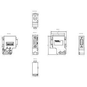 Siemens AG 6ES79720BB610XA0 PLC Bus Connector