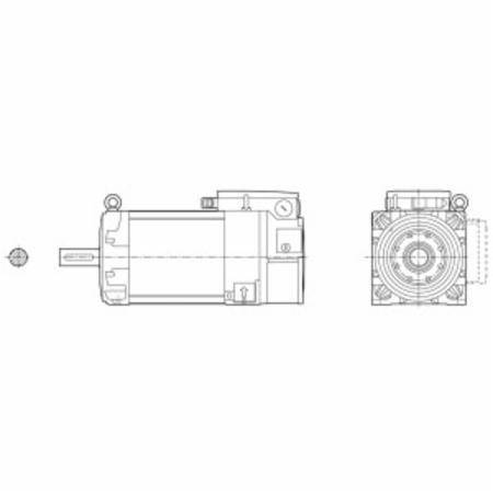 Siemens AG 1PH81312DF000BA1 SIMOTICS M Synchronous Main Motor