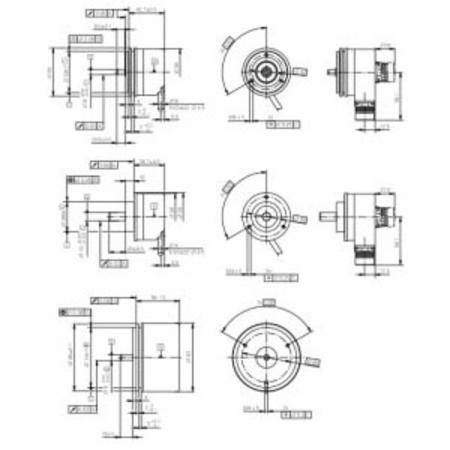 Siemens AG 6FX20015HS12 Absolute Encoder