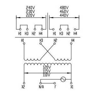 Siemens AG MT2000A Control Power Transformer
