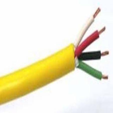 14 AWG 3-Conductor Stranded (41/30) Bare Copper Yellow PVC Jacket SJTO ...