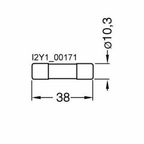 Sentron™ 3NW6001-1 Cylindrical UL Class Fuse Link, 500 VAC, 6 A, For ...