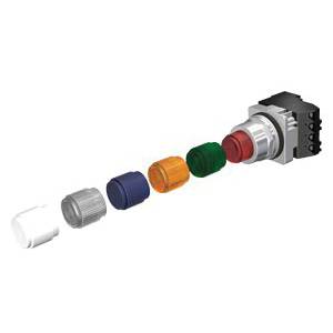 Siemens 52PT6H7A Command 52 Illuminated Pushbutton Complete Unit, 30 mm ...