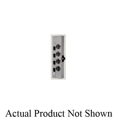 Siemens PowerMod™ MM41225R 6-Cutout 3-Wire Type WMM Insulated Meter ...