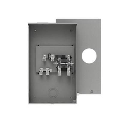 Siemens TALON® S48704-82GP 9-Cutout 1-Position Meter Socket With Lever ...