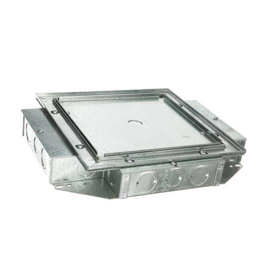 Steel City® 668-S Recessed Service Ultra Shallow Floor Box, Stamped ...