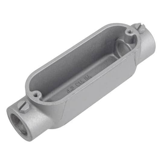 Red Dot® BC-5 Type-C Conduit Body, 1-1/2 in Hub, 32 cu-in Capacity, Die ...
