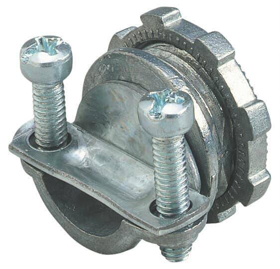Steel City® NC302-1 Clamp Type Connector, 3/4 in Trade, 0.41 to 0.82 in ...