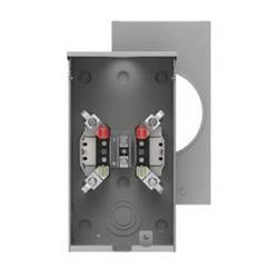 TALON® RS192PX 1-Position Type UAT3 Meter Socket, 600 VAC, 200 A, 1 Phase