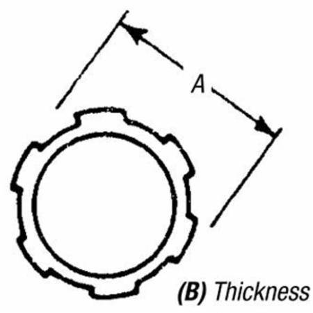 T&B® 141AL Conduit Locknut, 1/2 in, For Use With Rigid/IMC Conduits ...