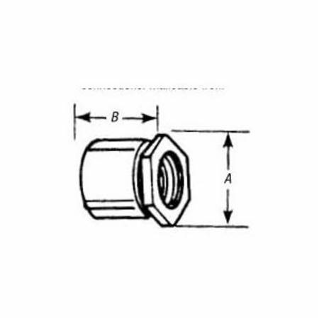 T&B® 677AL Threaded Erickson Coupling, 1 in, For Use With Rigid/IMC ...
