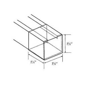 Superstrut® A-804-NEOP-WH 800 End Cap, 1-5/8 in L x 1-5/8 in W, For Use ...