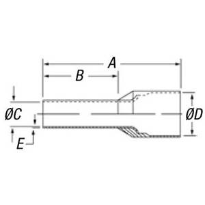 Sta-Kon® F2035 F Series Insulated Wire Ferrule, 14 AWG Stranded Copper ...