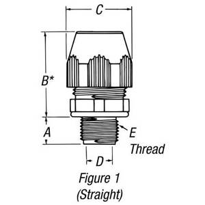 1/2" Thomas & Betts Corporation LT50P Bullet® Liquidtight Flexible ...